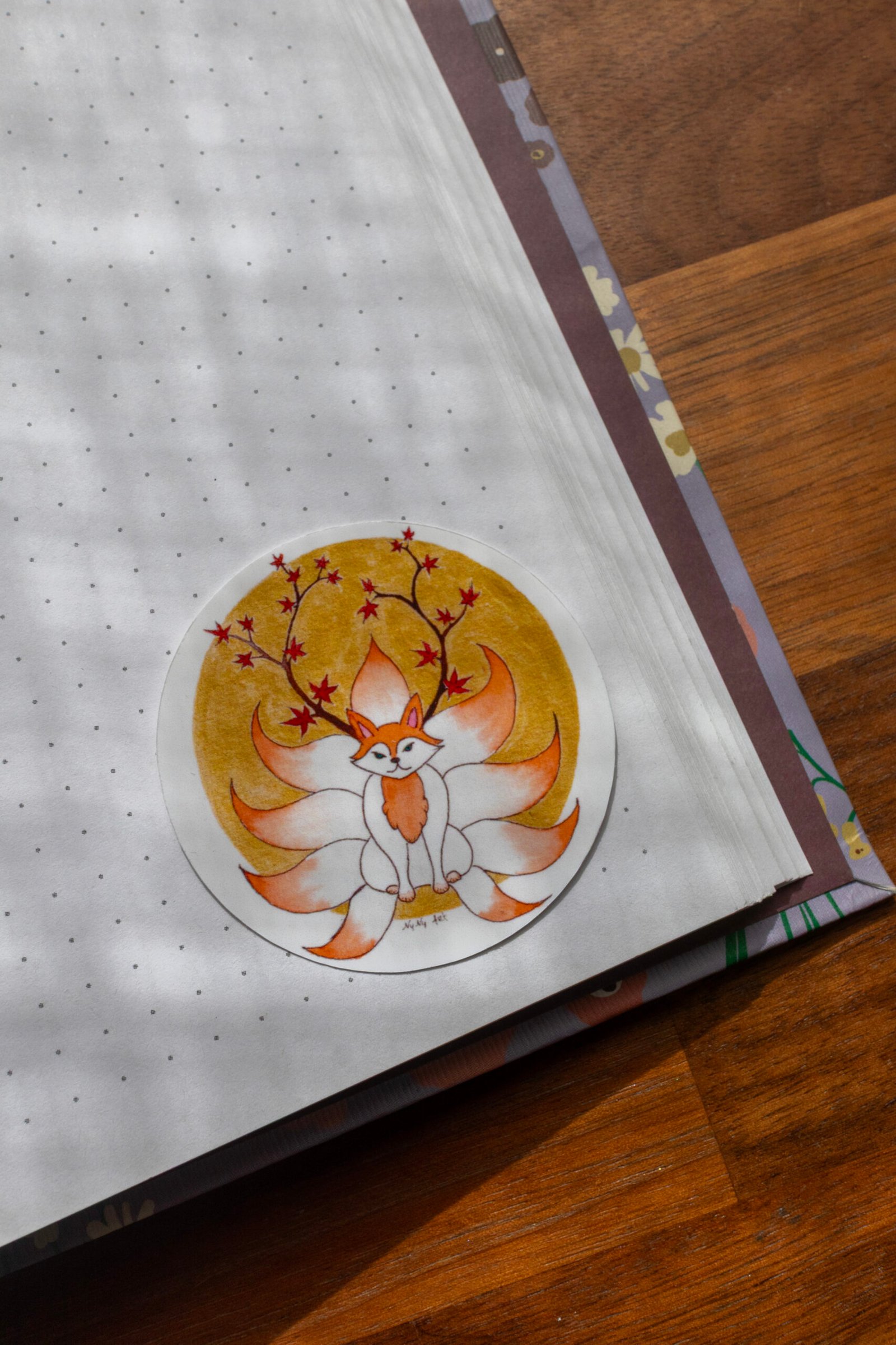 Sticker « Kitsune » - Nyny Art